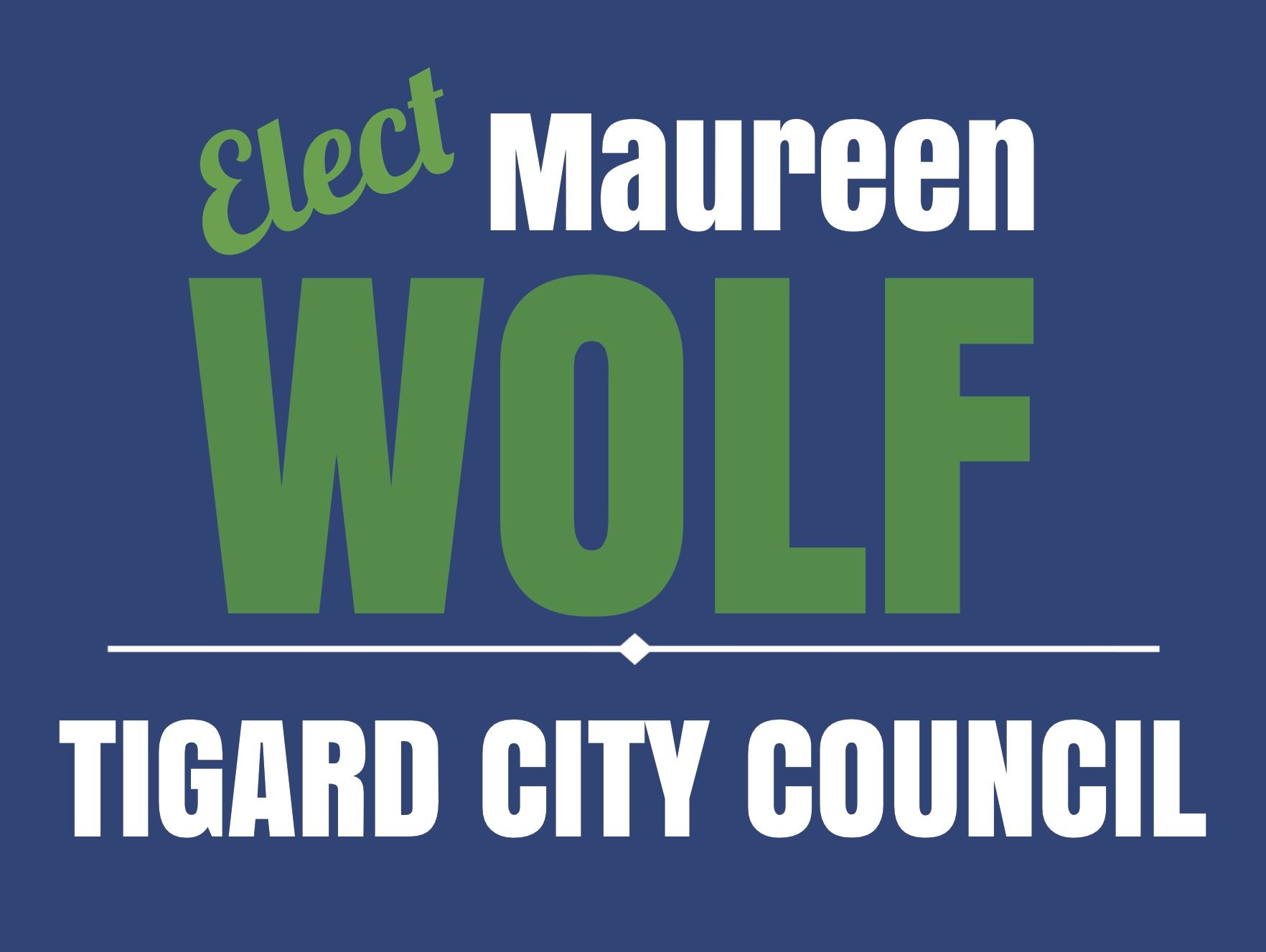 Maureen Wolf for Tigard City Council